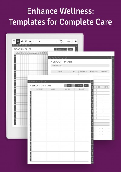 Download Student Planner PDF for Supernote A5 X & A6 X