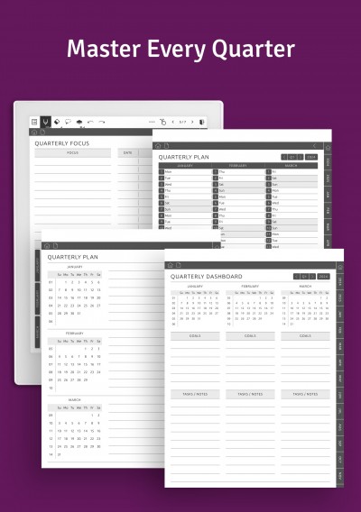 Download Weekly Journal PDF for Supernote A6X & A5X