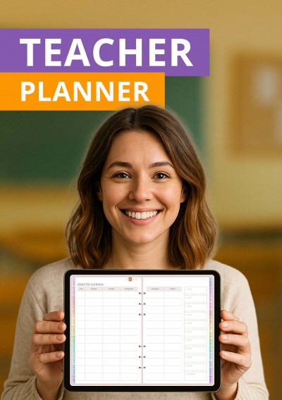 Teacher Planner for reMarkable - Download Hyperlinked PDF