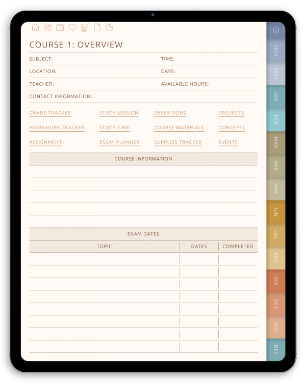 Download Digital Student Planner PDF