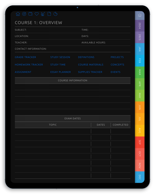 Download Digital Student Planner PDF