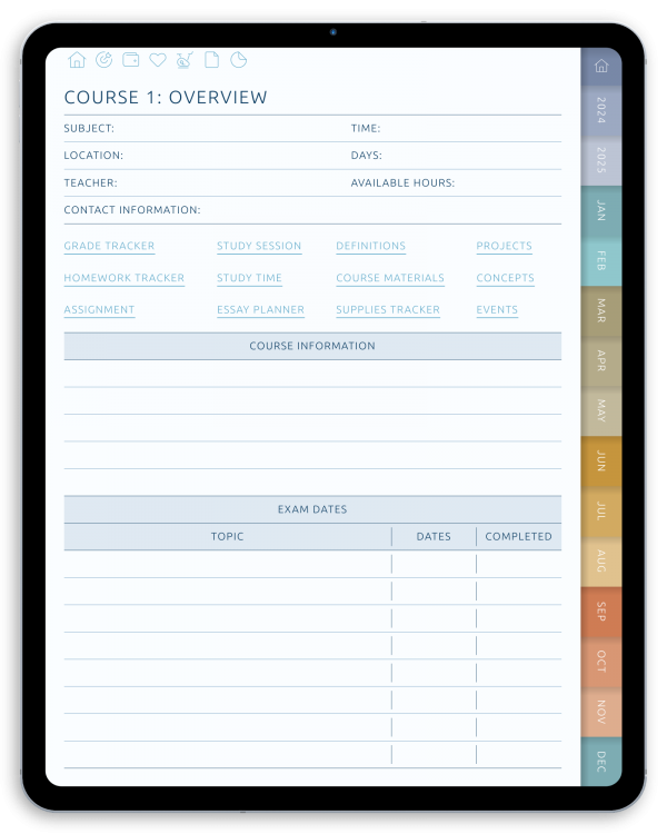Download Digital Student Planner PDF