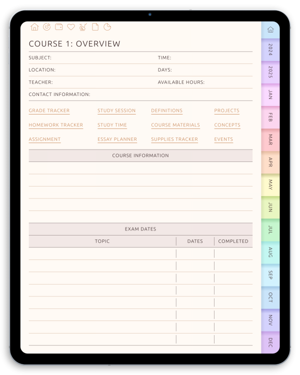 Download Digital Student Planner PDF