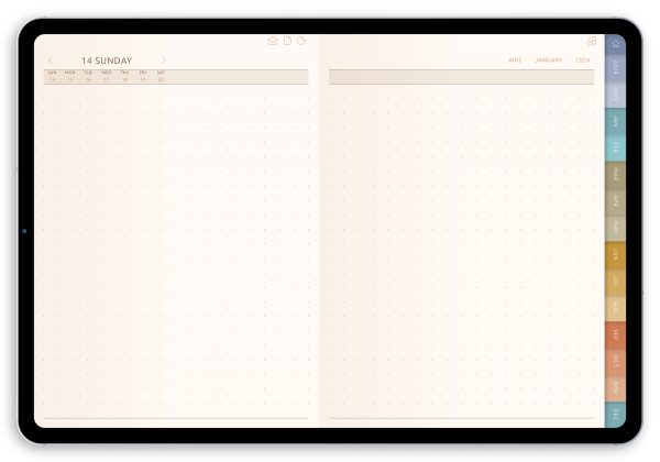 Digital Bullet Journal – Customizable PDF, Simple & Productive