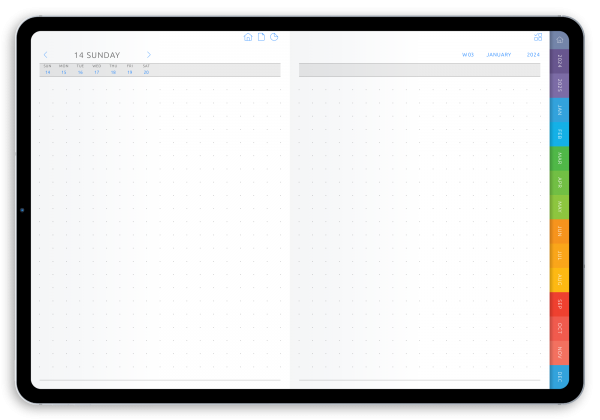 Digital Bullet Journal – Customizable PDF, Simple & Productive