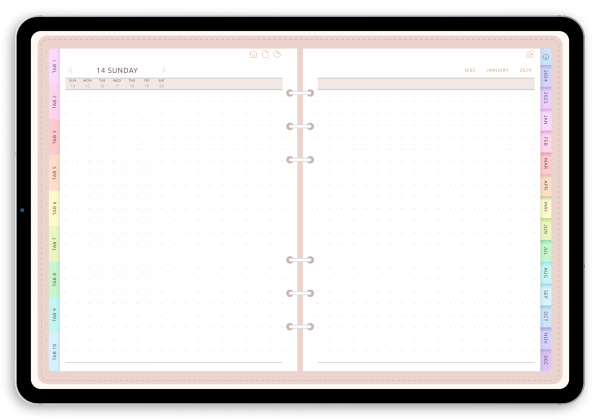 Digital Bullet Journal – Customizable PDF, Simple & Productive