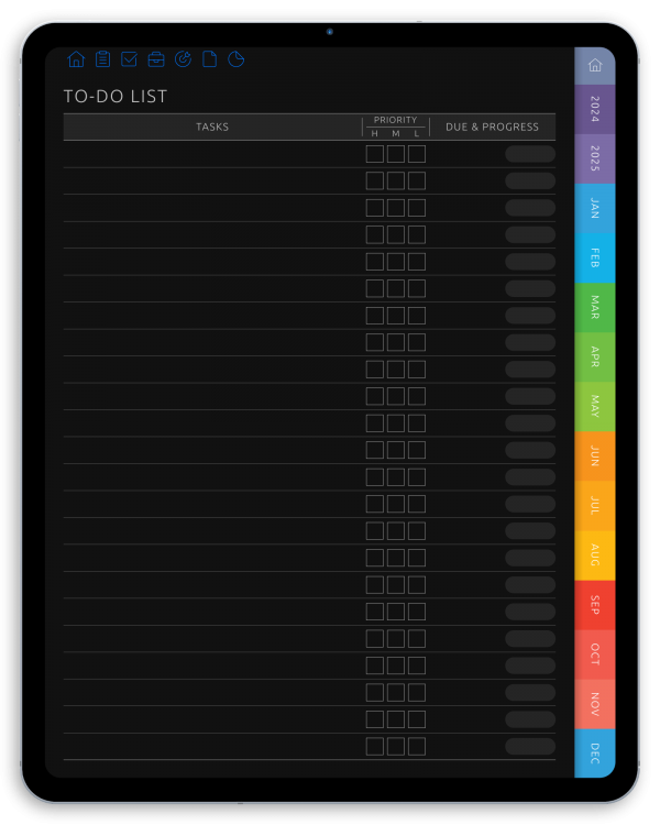 Download To-Do List Planner for iPad and Android Tablets