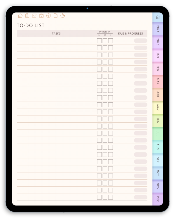 Download To-Do List Planner for iPad and Android Tablets