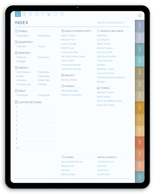 Plan Your Life with Ease | Digital Life Planner for Success