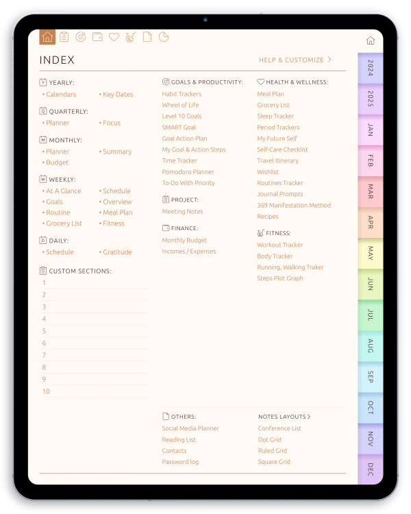 Plan Your Life with Ease | Digital Life Planner for Success