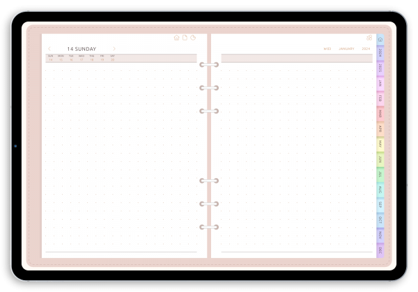 Download Dot Grid Digital Diary for iPad and Android Tablets