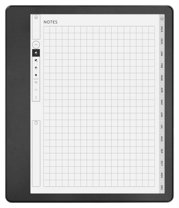Kindle Scribe Daily Notes – Interactive Square Grid Journal with Linked ...