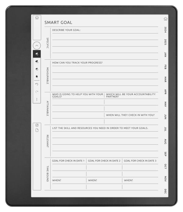 Download Kindle Scribe Goal Planner – Annual, Quarterly, Monthly ...