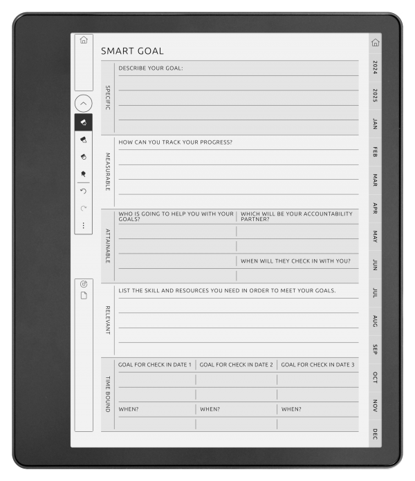 Download Kindle Scribe Goal Planner – Annual, Quarterly, Monthly ...