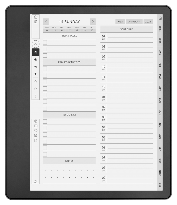 Download Mom's Planner PDF – Hyperlinked for Kindle Scribe