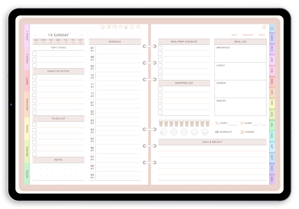 Mom's Digital Planner – Organize Family Life with Ease