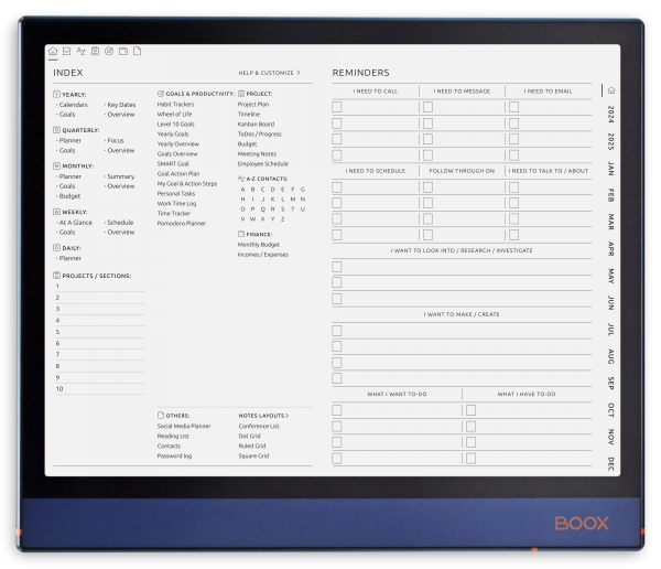 Download BOOX Note Business Planner