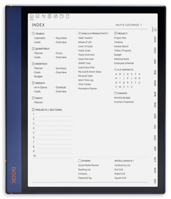 Download BOOX Note Business Planner