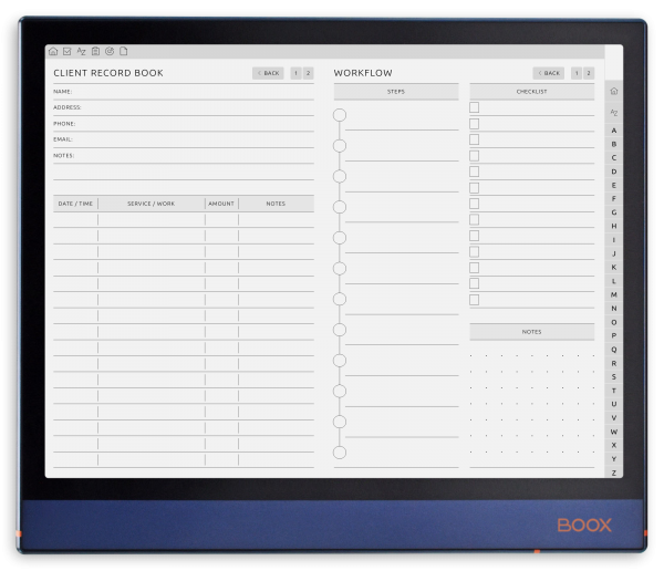 Download Digital Client Record Book for iPad & Android