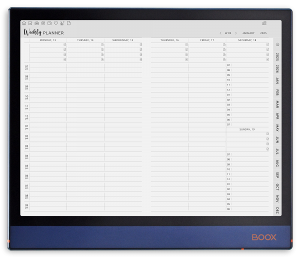 Download Ultimate Digital Planner for ONYX BOOX