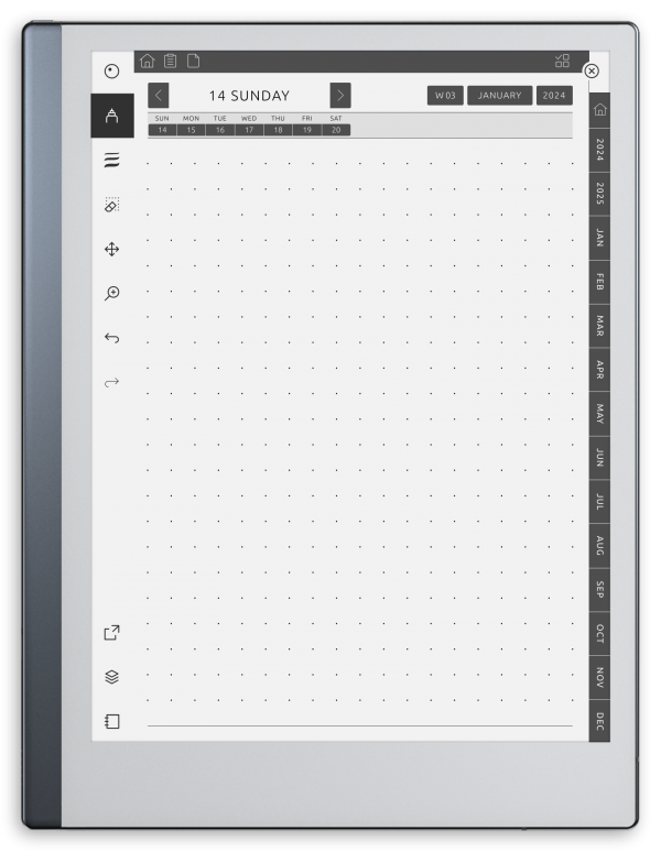 Bullet Journal for reMarkable - Customizable Digital Planning PDF
