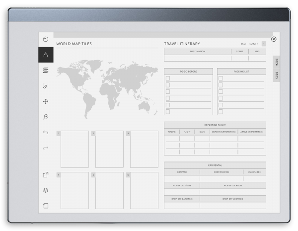 Ultimate Custom Section Book for reMarkable - Customizable Hyperlinked PDF