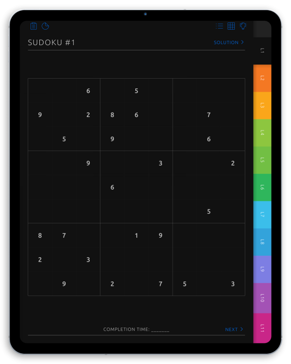 Download iPad Sudoku Puzzles Hyperlinked PDF