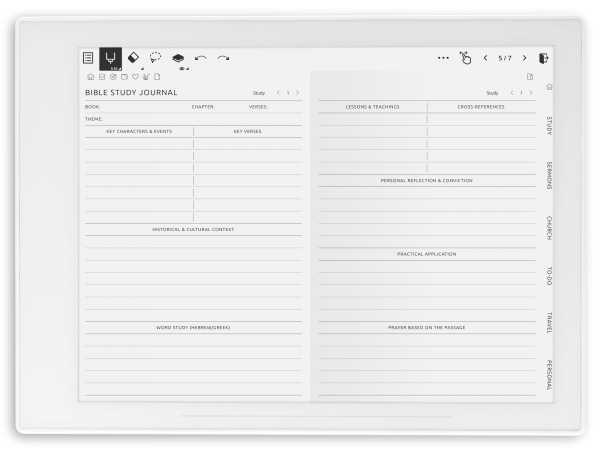 Download Supernote Christian Planner Hyperlinked PDF