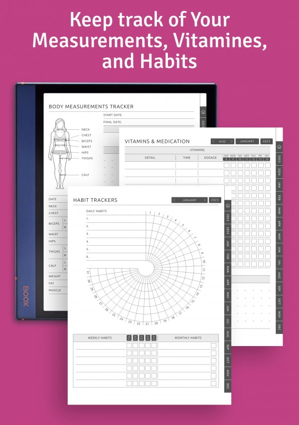 Download Life Planner PDF for reMarkable