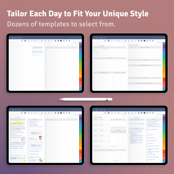 Digital Bullet Journal – Customizable PDF, Simple & Productive