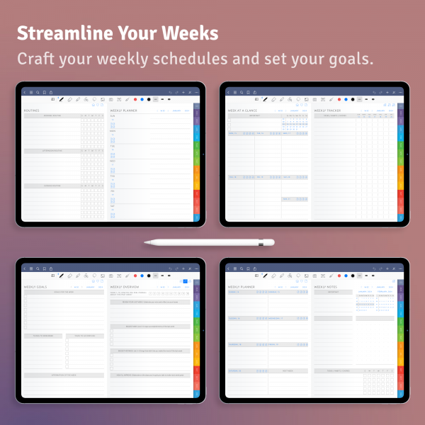 Download Digital Diary Planner for iPad & Android Tablets