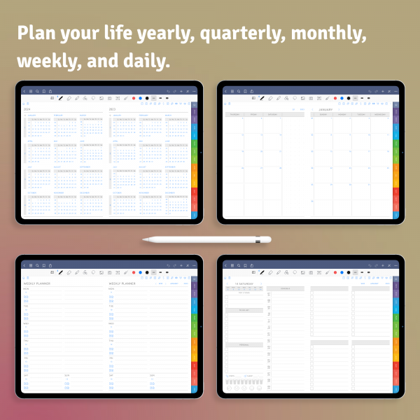 Plan Your Life with Ease | Digital Life Planner for Success