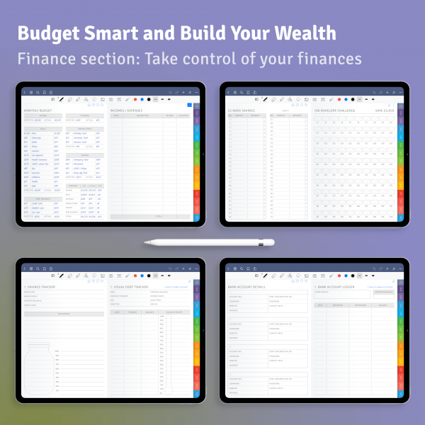 Download 2026 - 2031 Monthly Calendar (5 years) for GoodNotes, iPad, etc