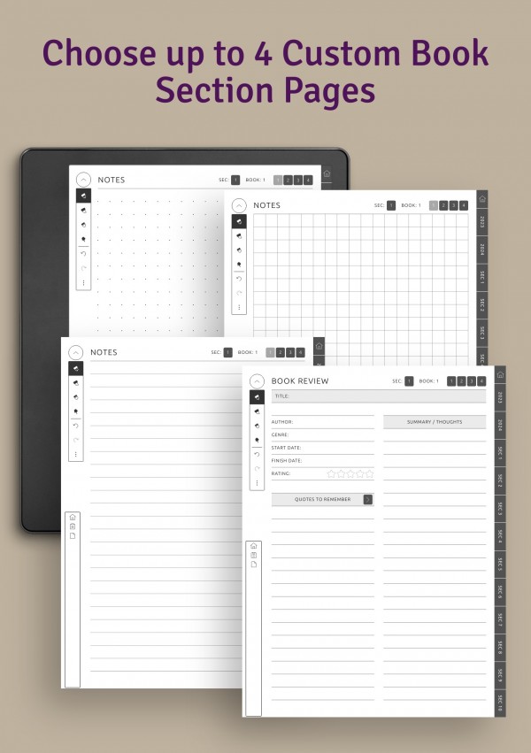 Download Kindle Scribe Reading Journal Hyperlinked PDF