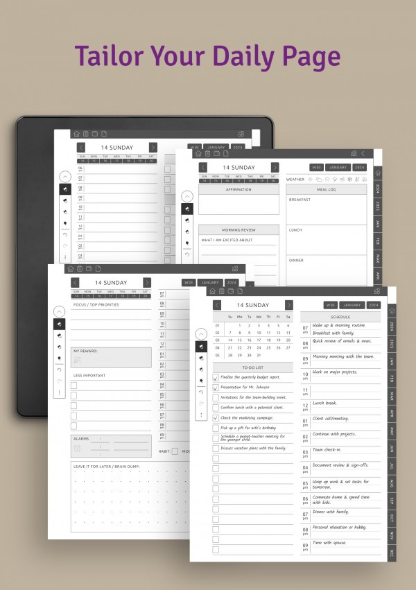 Kindle Scribe Travel Planner – 130+ Hyperlinked Templates
