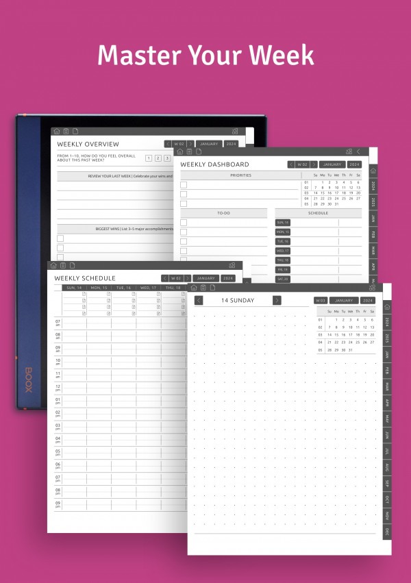Download Onyx Boox Bullet Journal Hyperlinked PDF