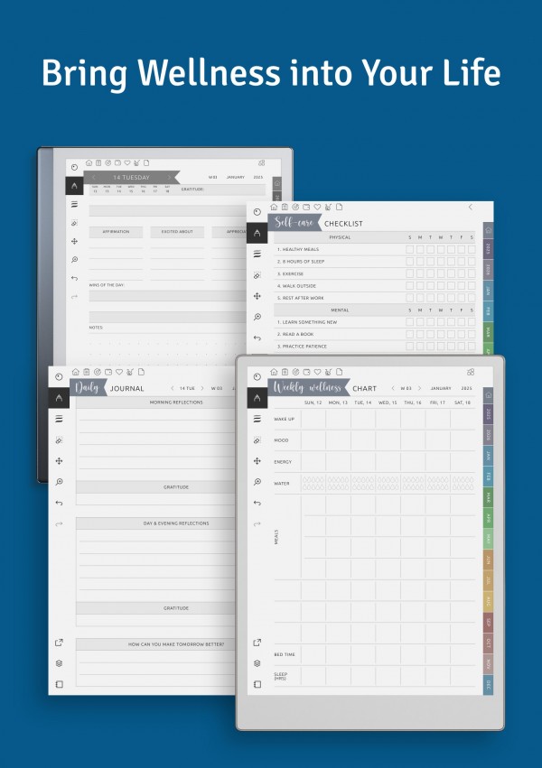 Download Life Planner PDF for reMarkable