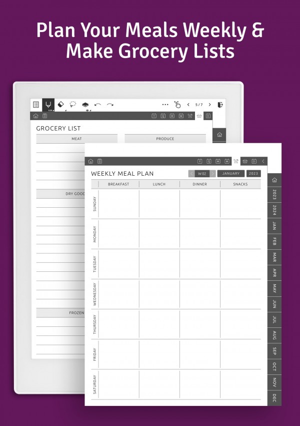 Download Gratitude Planner PDF for reMarkable