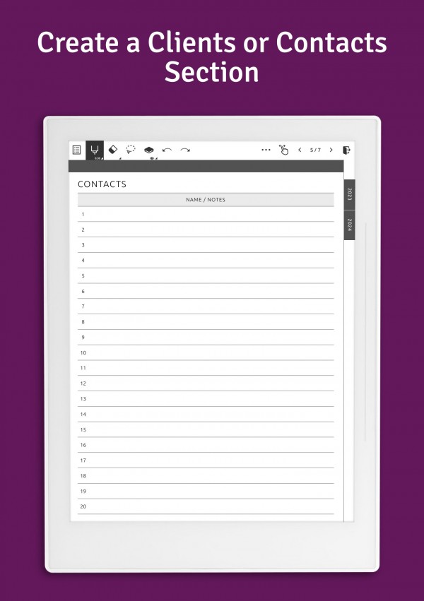 Download Supernote Ultimate Custom Section Book PDF