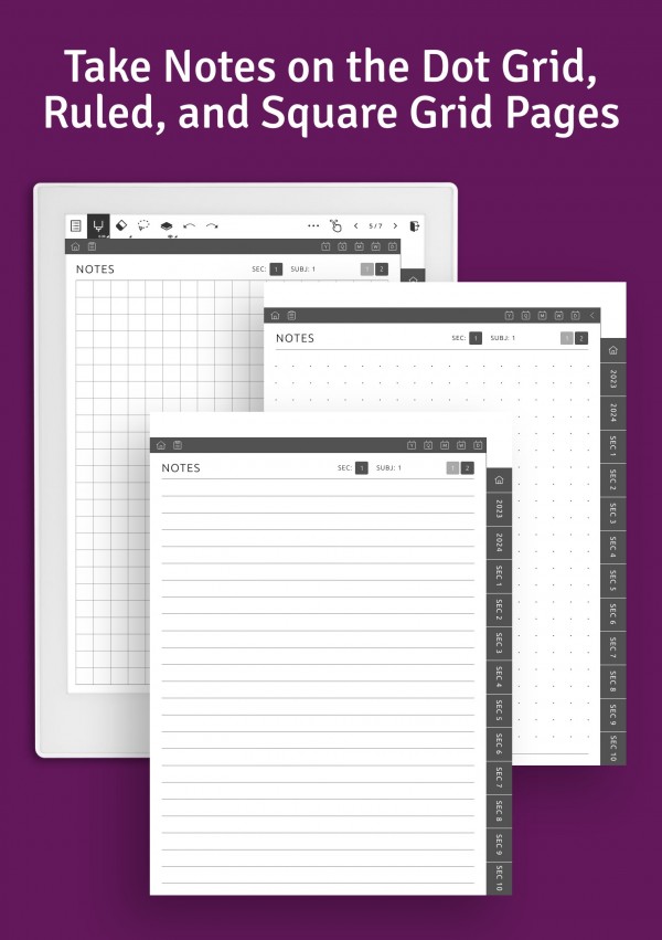 Download Wellness Planner PDF for Supernote Tablets