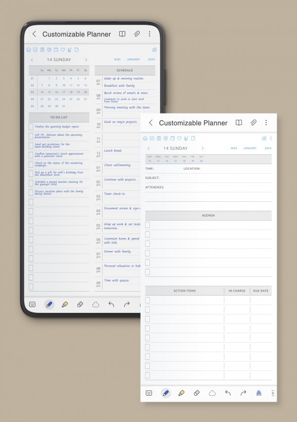 Download Digital Planner for Phone: Samsung, Android, iPhone