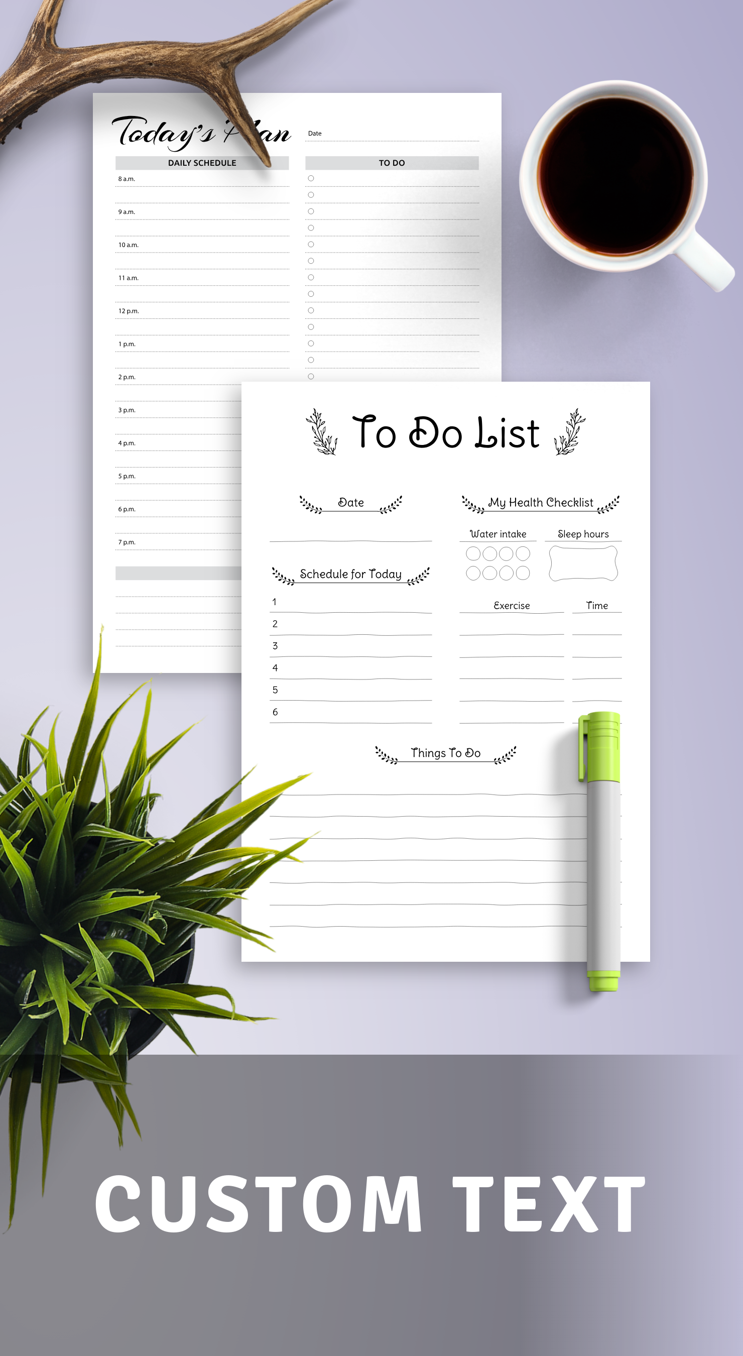 Daily To Do List Example Download PDF