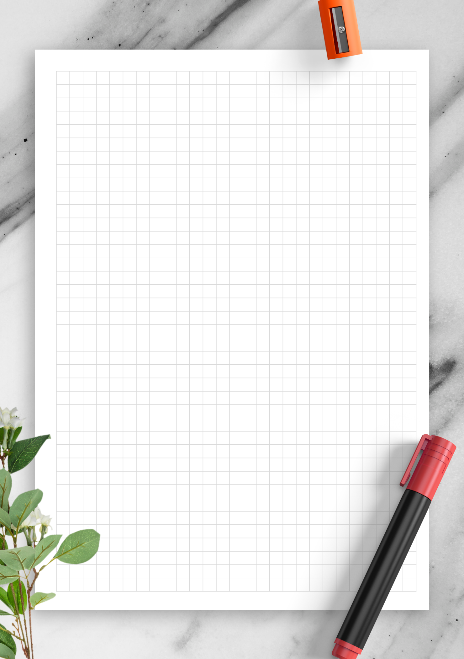 A4 Size Printable Metric Graph Paper 1Mm Free Escolamar