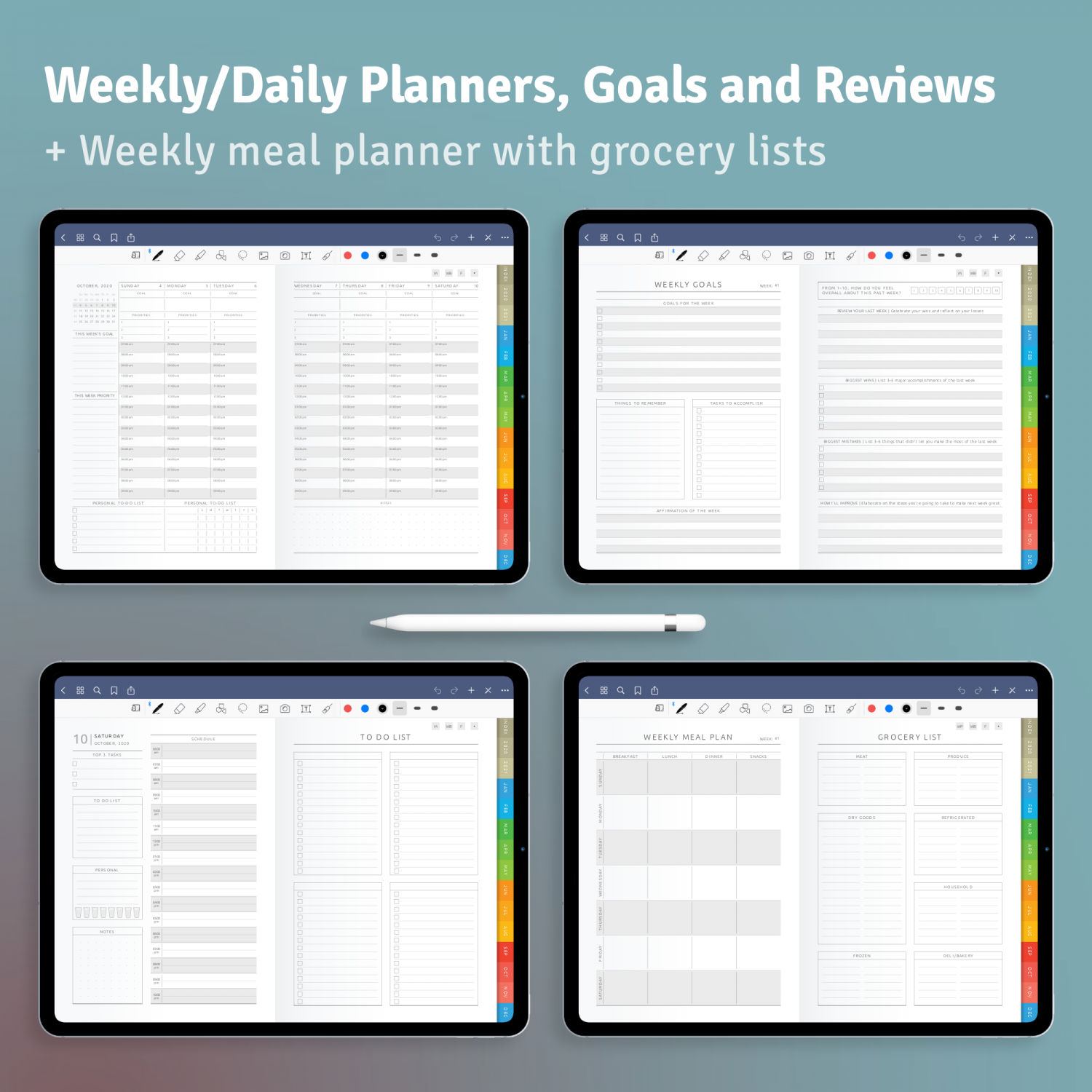 Download Daily Digital Planner PDF For GoodNotes IPad