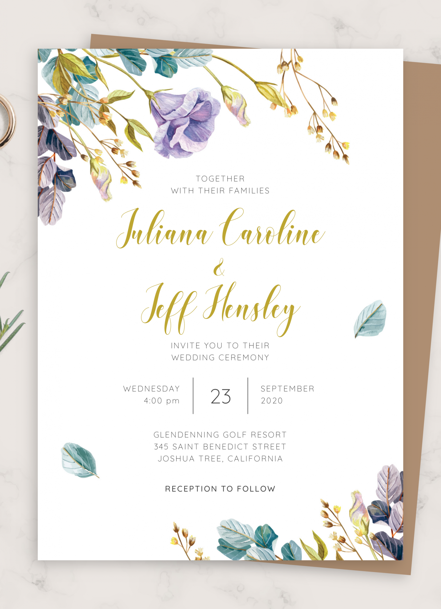 Wedding Invitation Free Downloadable Templates Rasaccount