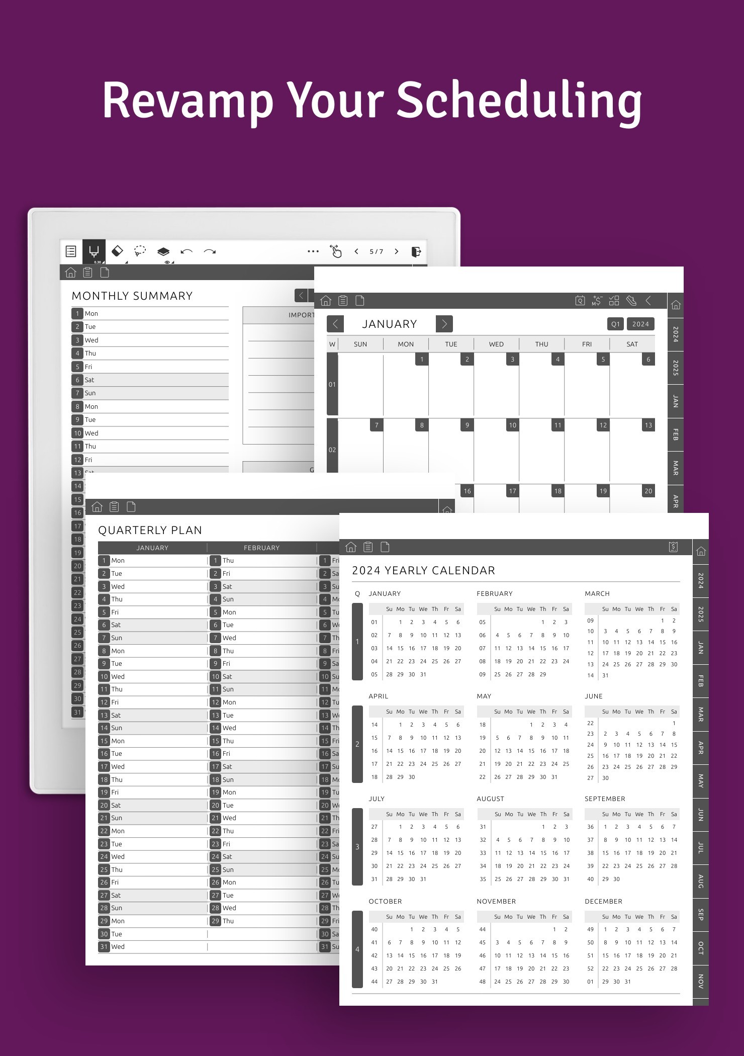Download Supernote Bullet Journal Hyperlinked PDF