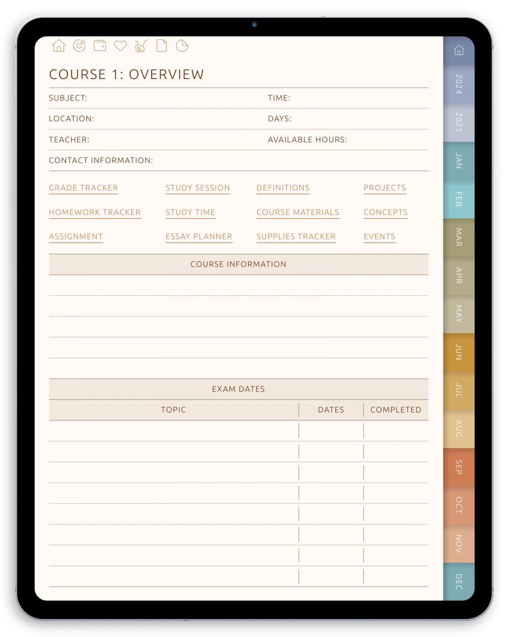 Download Digital Student Planner PDF