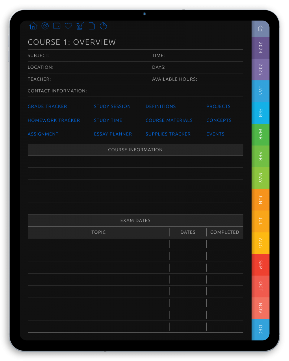 Download Digital Student Planner PDF