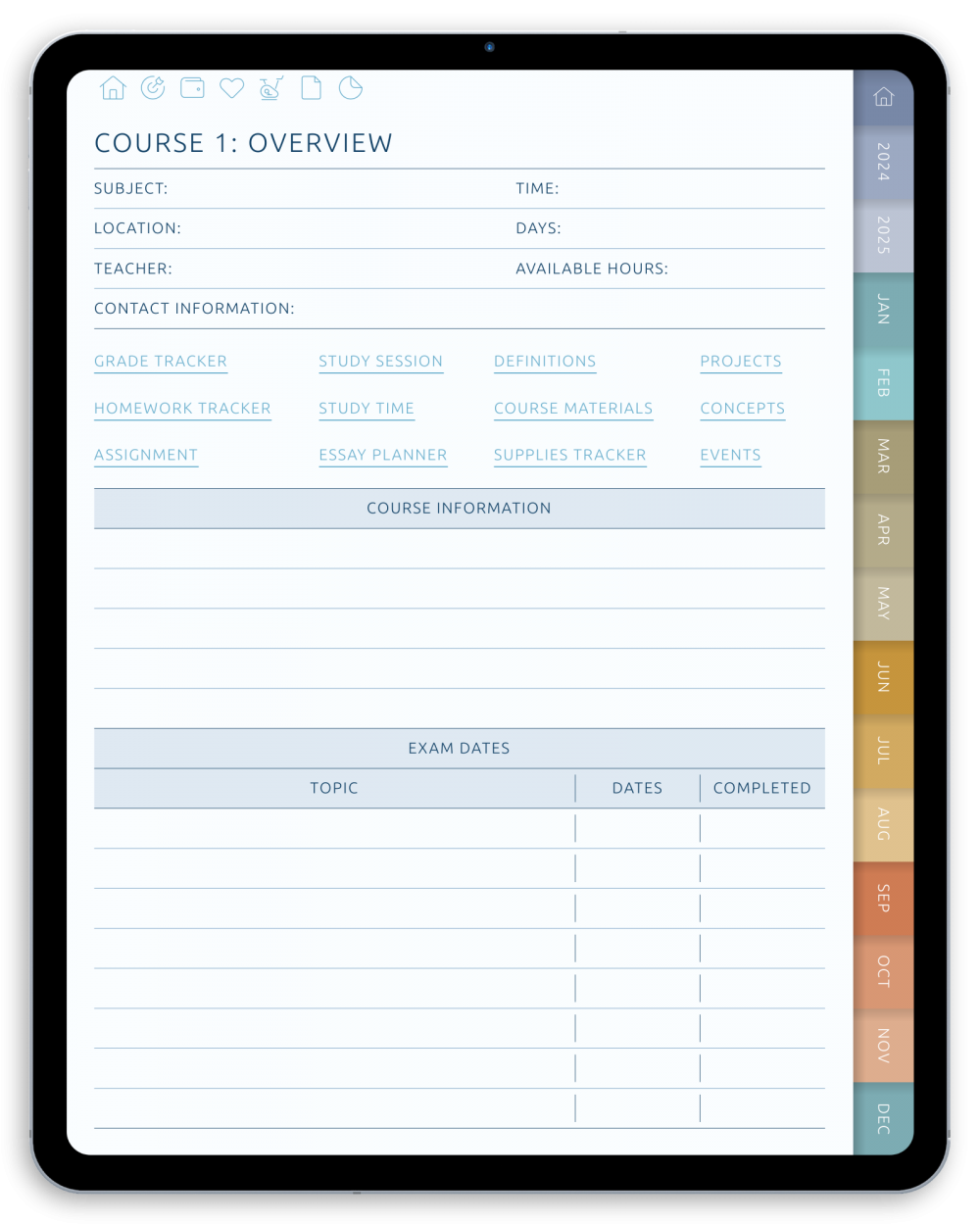 Download Digital Student Planner PDF