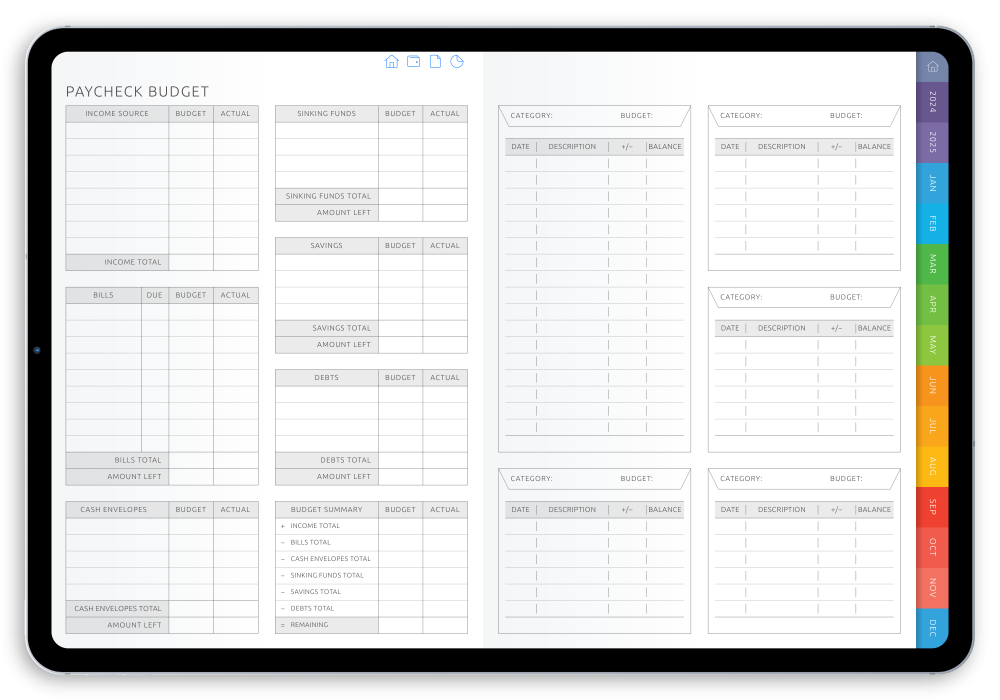 Digital Budget Planner PDF – Track Finances & Save Smarter
